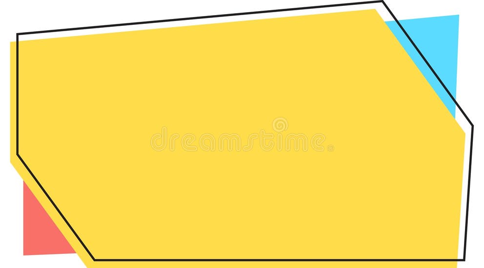 Infographics for Banner Designers, Text Frame for Adding Message Stock ...