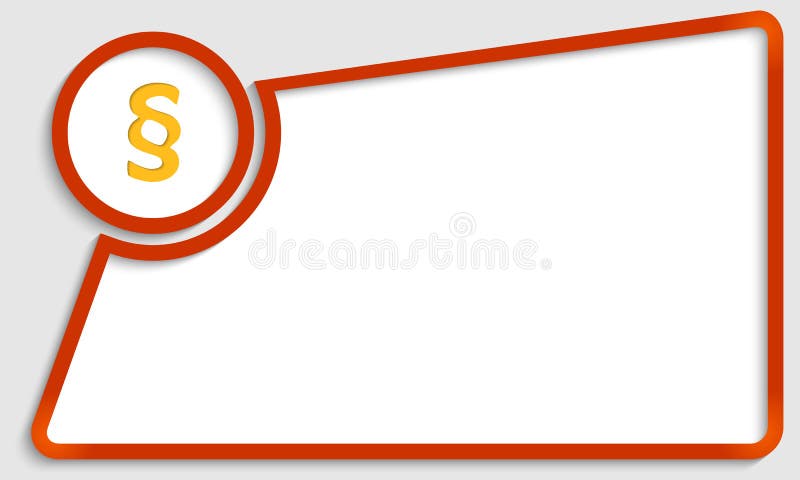 Text frame and paragraph stock vector. Illustration of advertisement ...