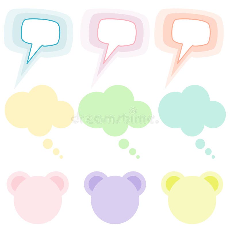 Text Frame Set. Texting Input Box or Blank Template Stock Vector ...