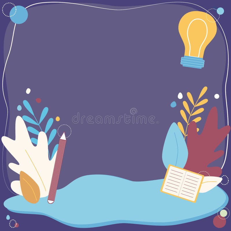 Text Frame Surrounded with Assorted Flowers Hearts and Leaves ...