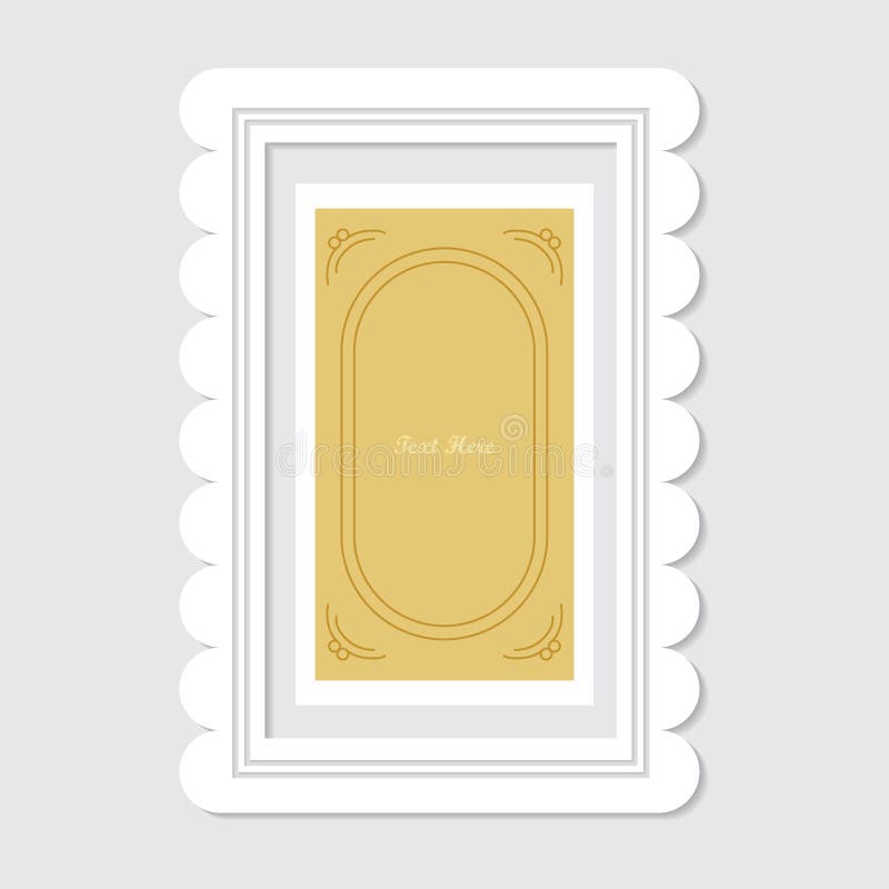 Text Frame. Vector Illustration Decorative Design Stock Vector ...
