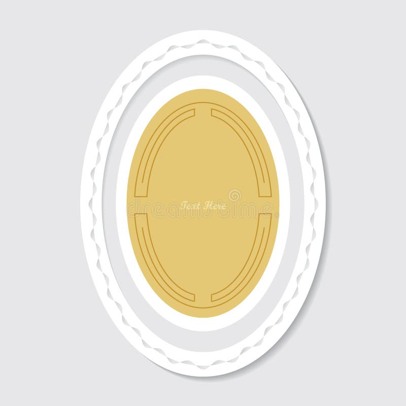 Text Frame. Vector Illustration Decorative Design Stock Vector ...