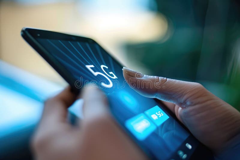 Text 5G, Fifth Generation of Cellular Technology, Faster Data Speeds ...