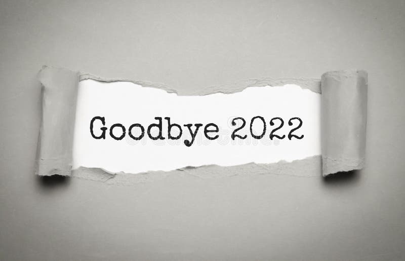 The Text GOOD BYE Appearing Behind Torn Brown Paper Stock Photo - Image ...