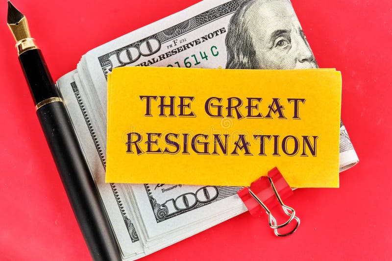 Text the GREAT RESIGNATION, Mass Voluntary Exodus from the Workforce ...