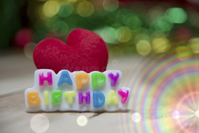Text Happy Birthday View Beautiful Stock Image - Image of beautiful ...
