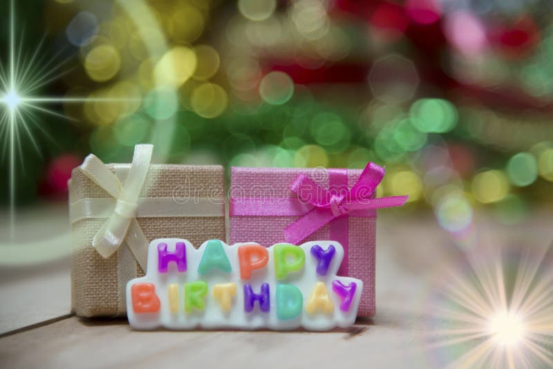 Text Happy Birthday View Beautiful Stock Image - Image of arty ...