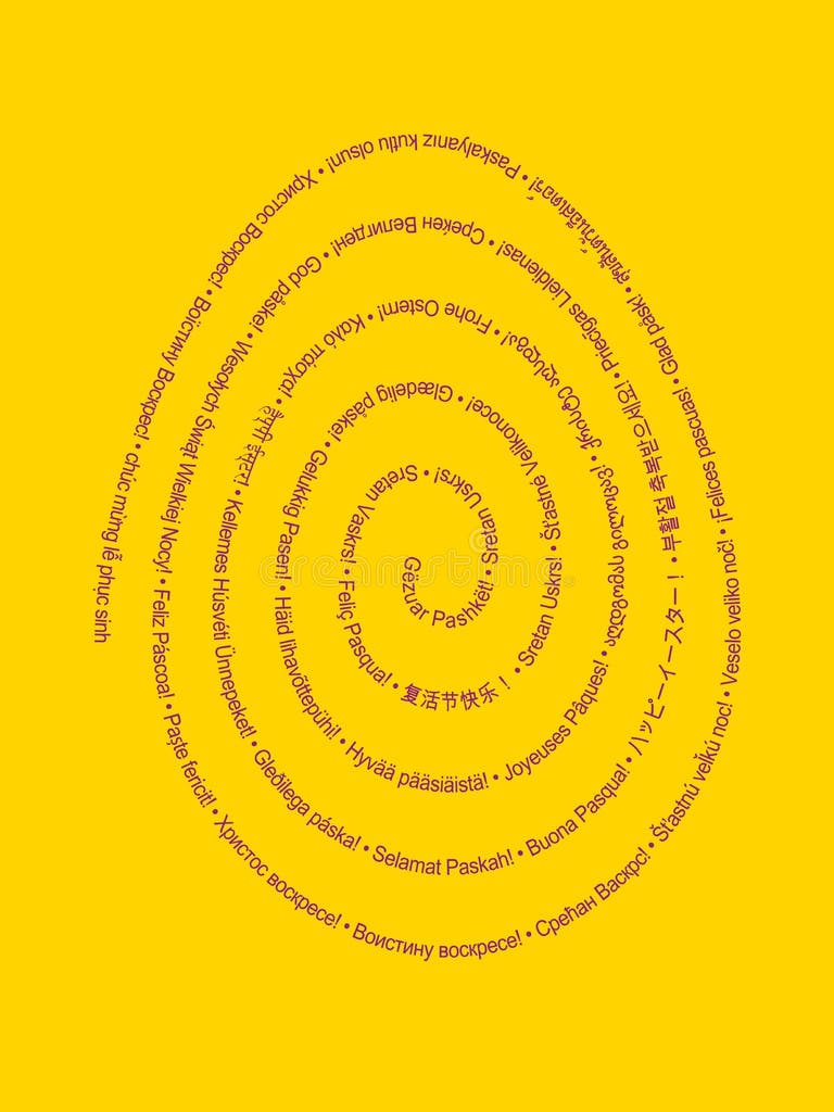 Different Languages Easter Stock Illustrations – 62 Different Languages ...