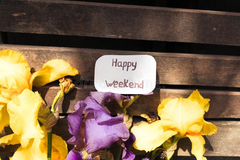 Text - Happy weekend stock image. Image of text, message - 54660933