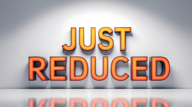 Text Highlights Significant Discount Announcement on a Plain Background ...