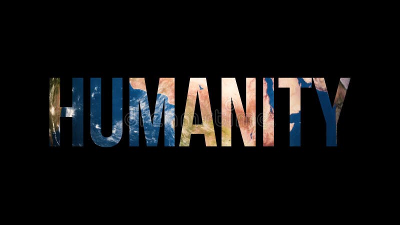 Text Humanity Turning Earth Globe Stock Footage - Video of human ...