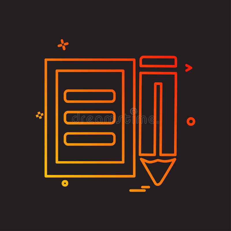 Text icon design vector stock vector. Illustration of label - 125621246