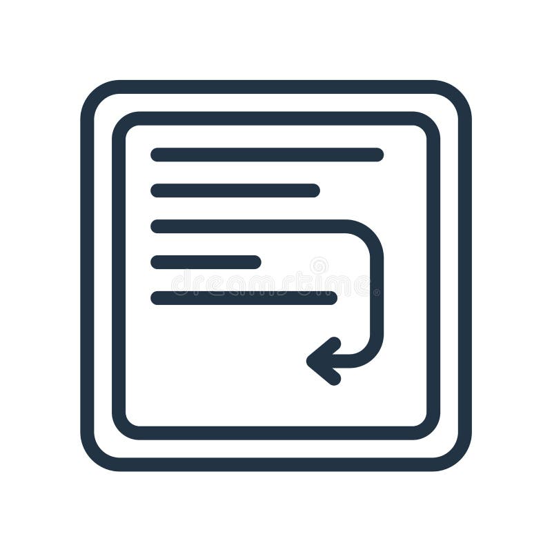 Text Box Icon Vector Isolated on White Background, Text Box Sign Stock ...