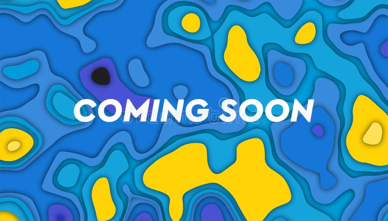 Coming Soon Bubble Chat Realistic Design Vector Illustration Stock ...