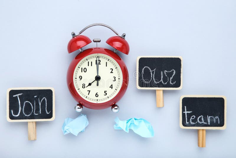 Text Join Our Team stock photo. Image of company, community - 191827142