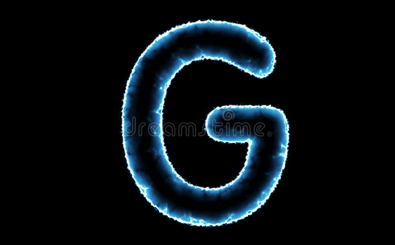 Text 4K Animation Blue Lights Form Letter N on Black Background Stock ...