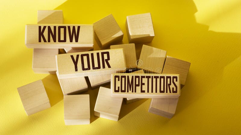 The Text KNOW YOUR COMPETITORS is Written Stock Image - Image of ...