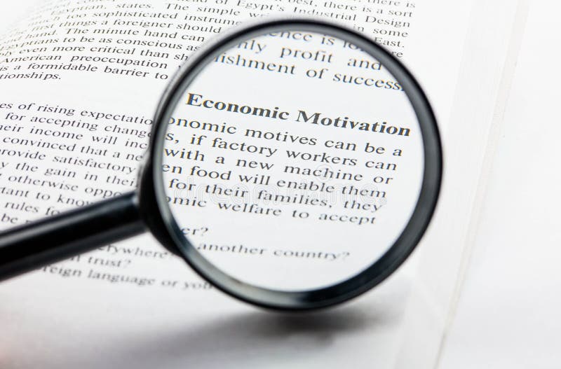 Text in the Magnifying Glass Stock Image - Image of glass, large: 45075331