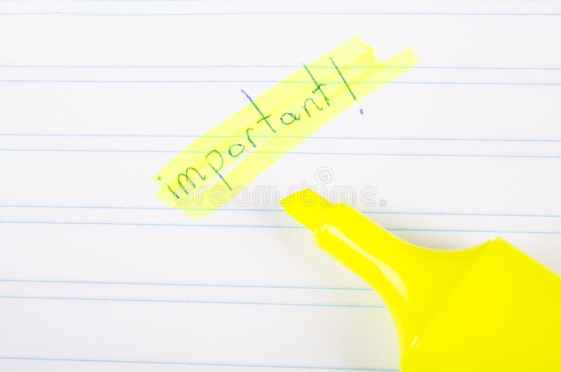 Text marker stock photo. Image of label, important, horizontal - 71698908