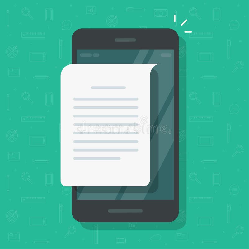 Phone Text Message Cartoon Stock Illustrations – 6,672 Phone Text ...