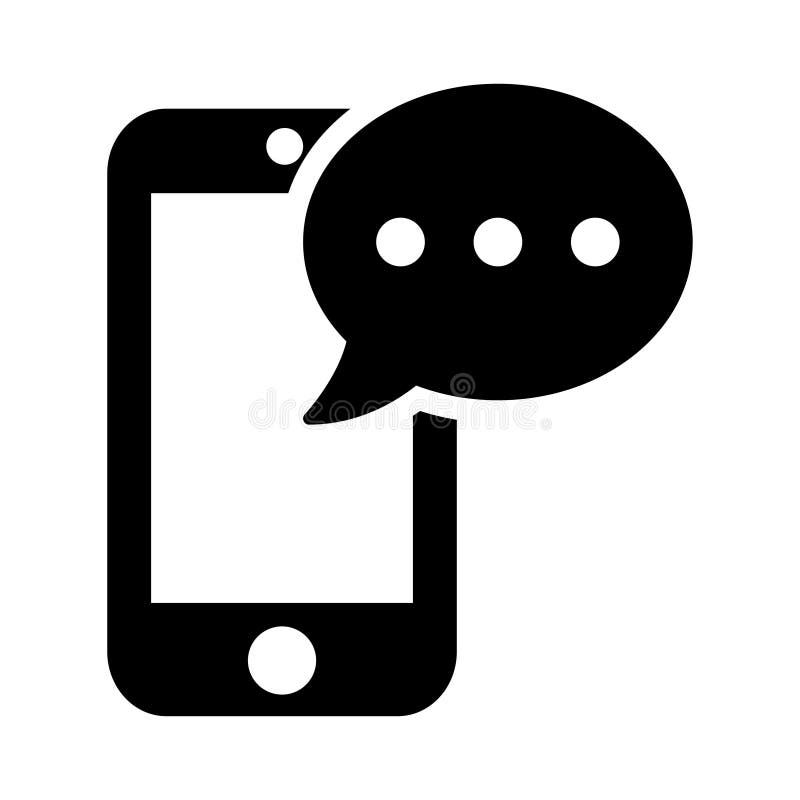 Text Message Icon stock vector. Illustration of message - 198748290