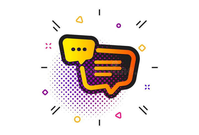 Text Message Icon. Chat Comment Sign. Speech Bubble. Vector Stock ...