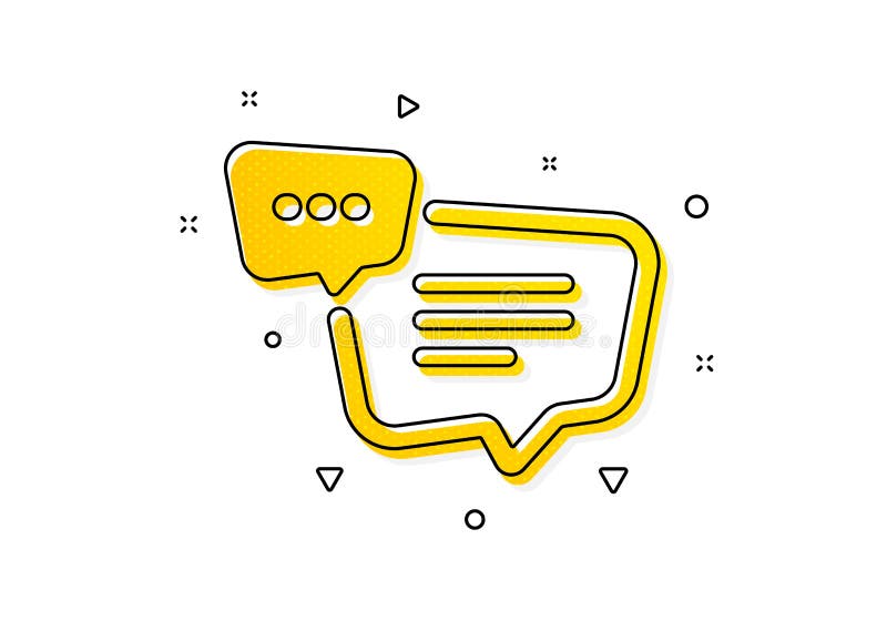 Text Message Icon. Chat Comment Sign. Speech Bubble. Vector Stock ...