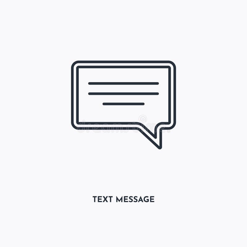 Text message icon stock illustration. Illustration of bubble - 83432080