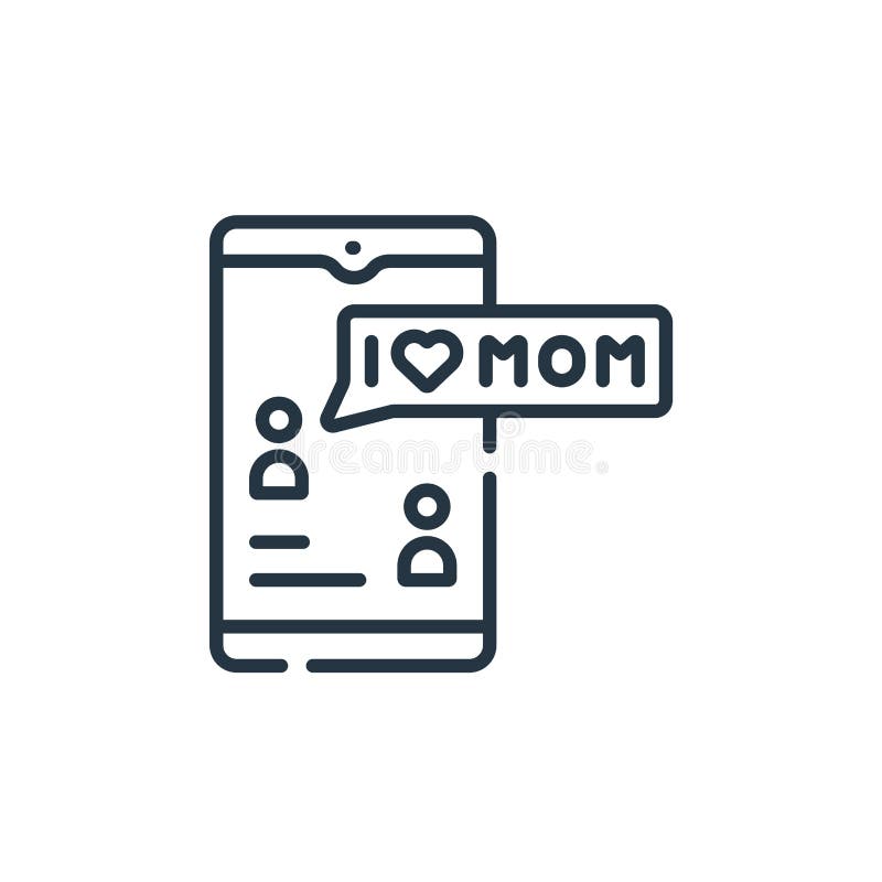 Text Message Vector Icon. Text Message Editable Stroke Stock Vector ...