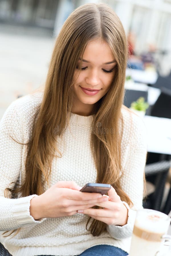 Text messaging stock image. Image of outdoors, looking - 27742583