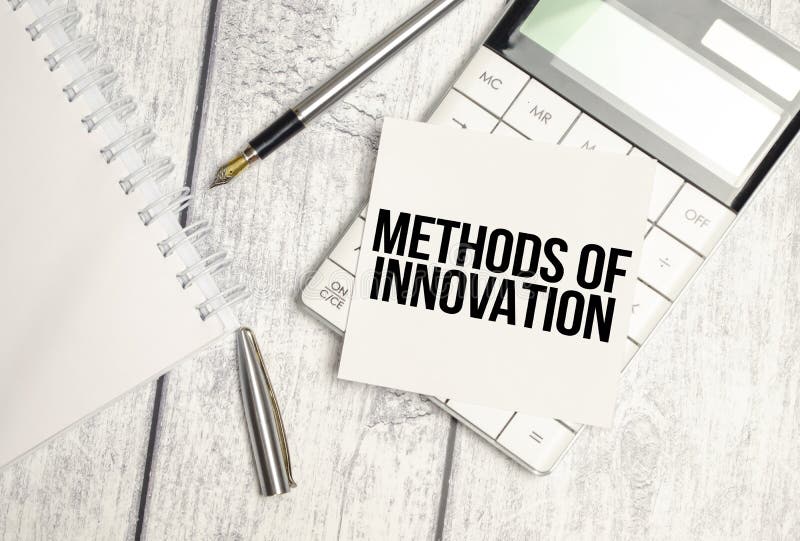 Text Methods of Innovation on a Sticker on the Calculator, Business ...