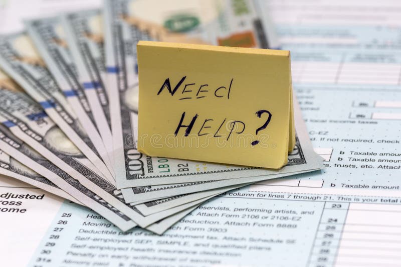 Text need help with money stock photo. Image of concept - 83247272