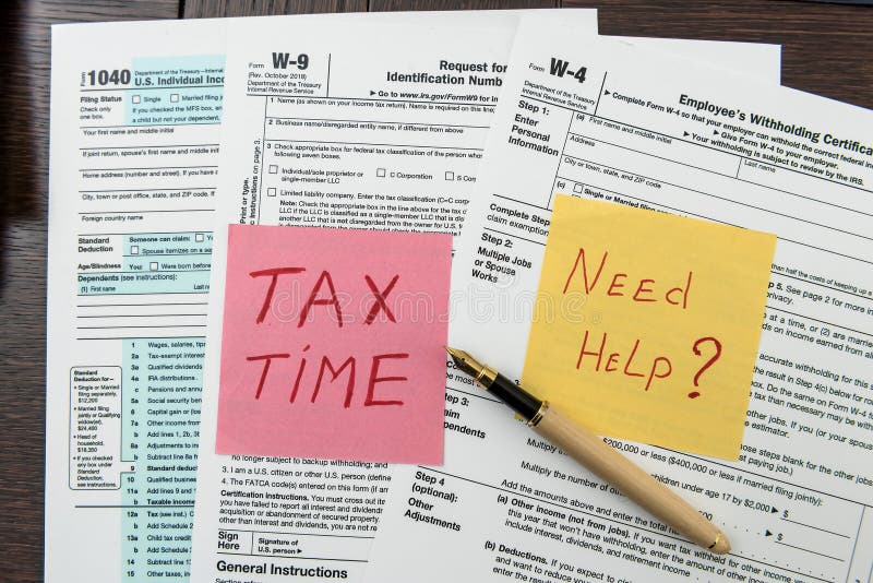 Text Need Help or Tax Time on Sticker Lying Different Tax Form ...
