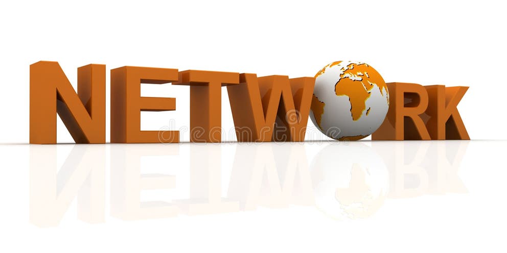 TEXT network with EARTH stock illustration. Illustration of connection ...