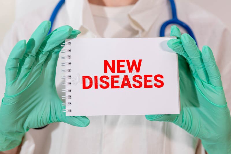 Text New Diseases on Torn Paper, Medical Concept Stock Photo - Image of ...