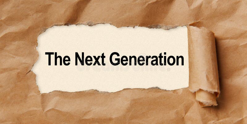 Text the next generation stock photo. Image of drawing - 187937256