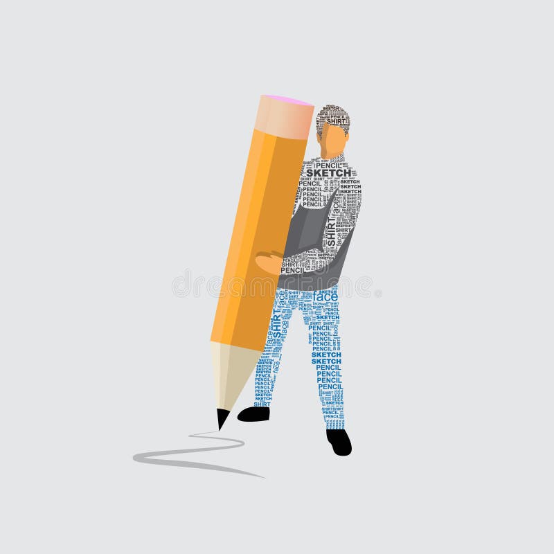 Text Object Illustration Vector Art Illustration Design Stock ...