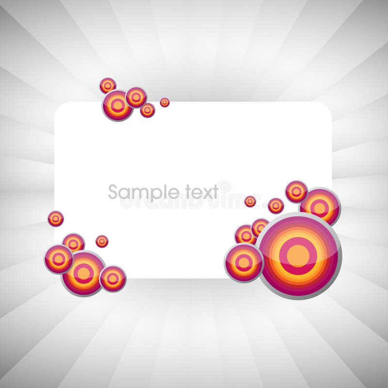 Text panel design stock vector. Illustration of background - 6596461