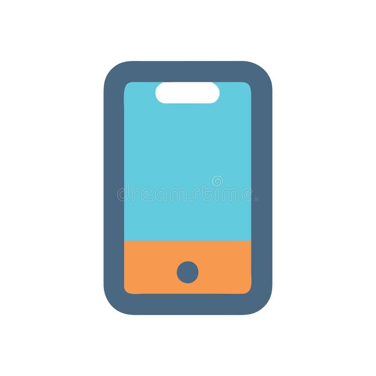 Text on Phone Icon for Mobile Communication Stock Vector - Illustration ...