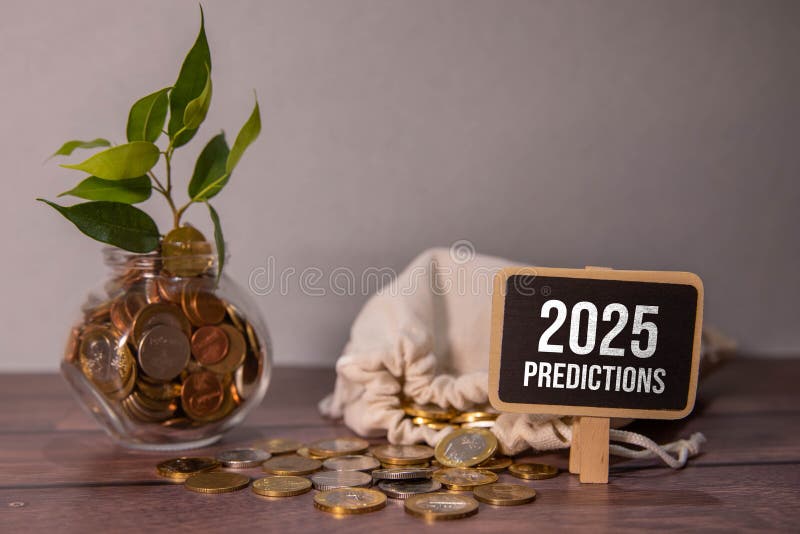 Text 2025 Predictions on a Blank Sheet of Notepad Against a Papyrus ...