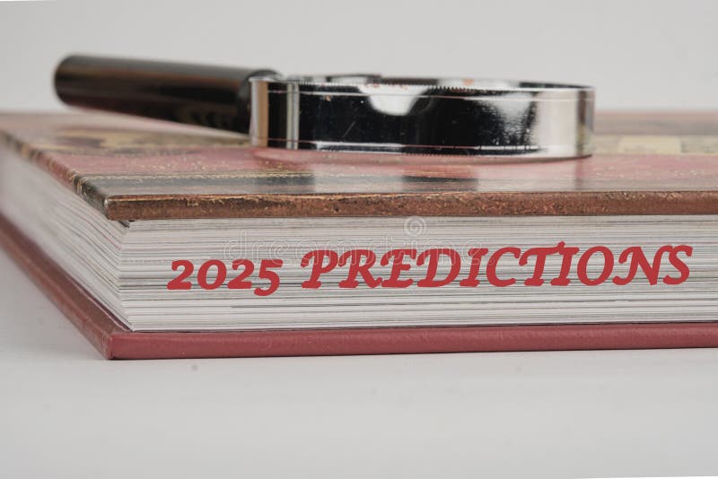 Text 2025 Predictions on the End of the Book with a Magnifying Glass on ...