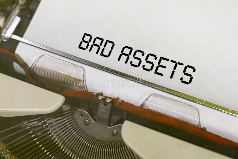 The Text is Printed on a Typewriter - Bad Assets Stock Photo - Image of ...