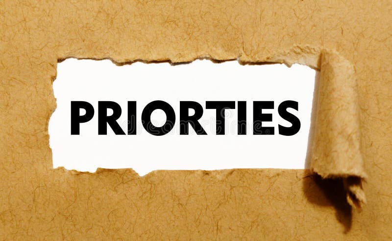 Priorities signpost stock photo. Image of sales, rural - 275771402