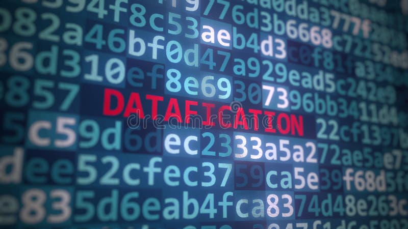 DATAFICATION Text and Source Code on the Computer Monitor Stock Footage - Video of looping ...