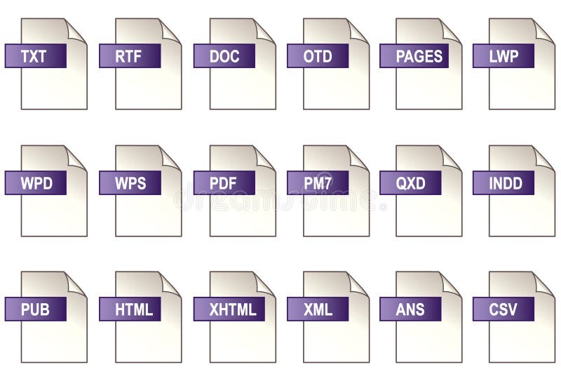 Opendocument Format Stock Illustrations – 4 Opendocument Format Stock ...