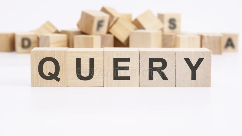 SCM Text is Made of Wooden Building Blocks Lying on the Bright Blue ...