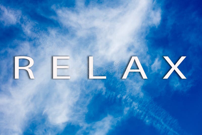 Relax Text Quote Design Background Fine Art in High Quality Prints ...