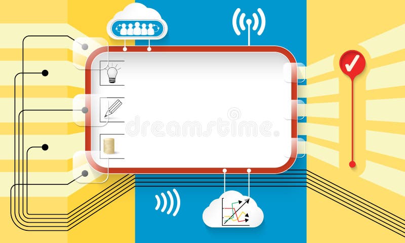 Text-Rahmen vektor abbildung. Illustration von kommunikation - 96776856