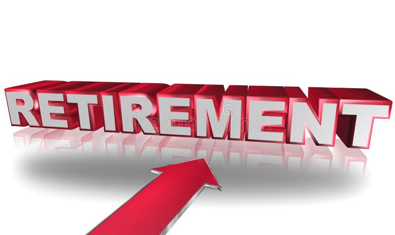 Retirement stock illustration. Illustration of logo - 100322943