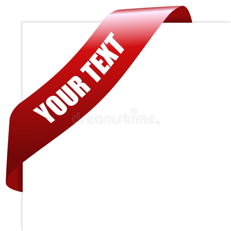 Free ribbon text stock illustration. Illustration of easy - 20352952